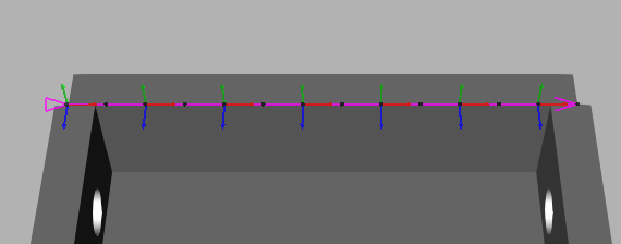 Teaching a path of positions