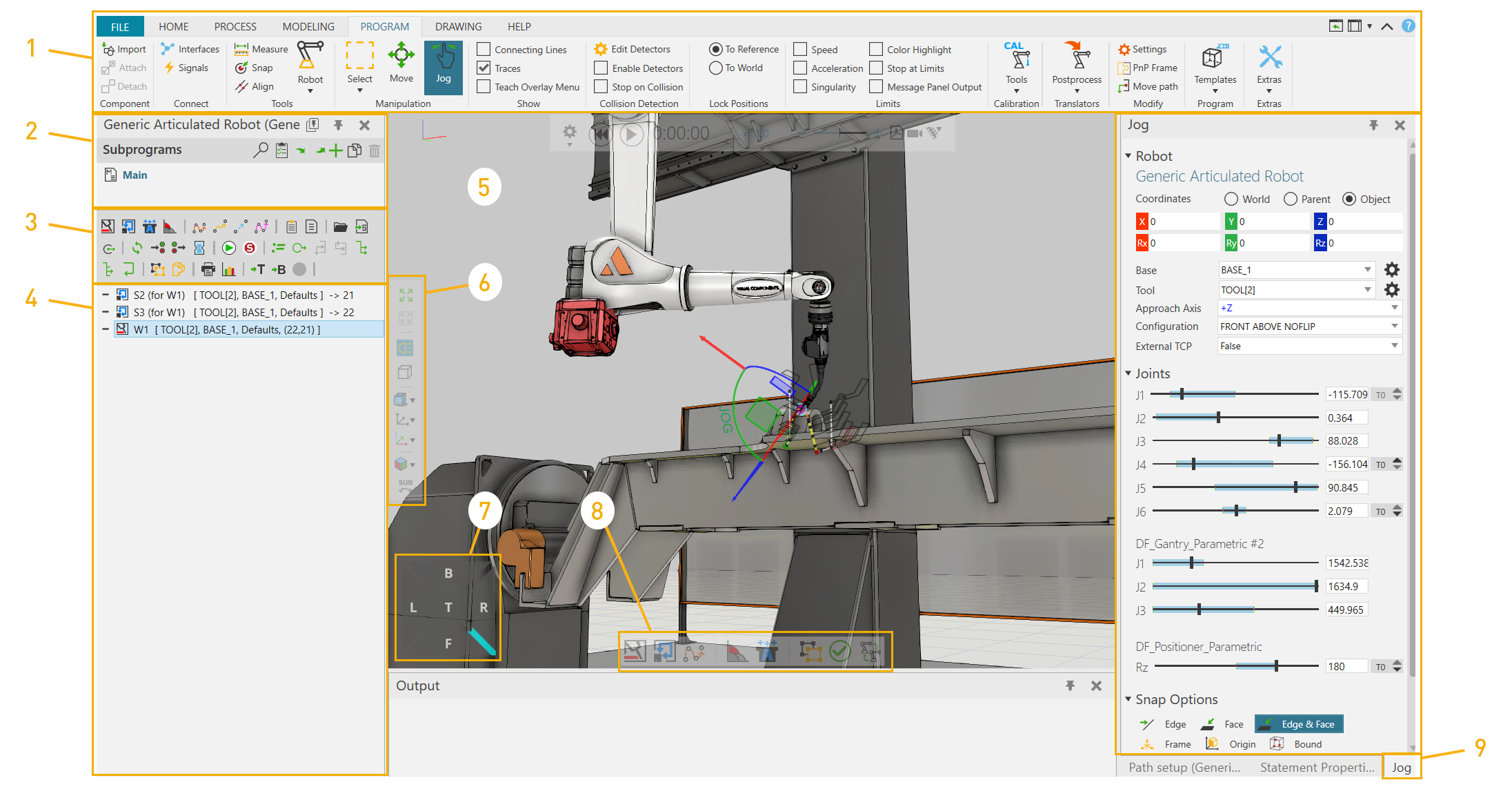 User Interface and navigation