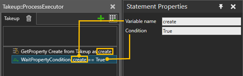 Wait Property Condition