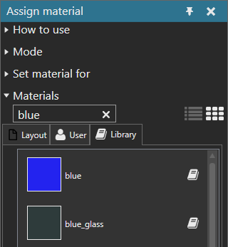 Searching for Material